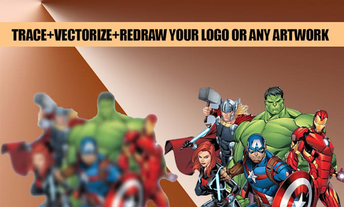Recreate logo, artwork, trace vectorize and redraw any image by ...