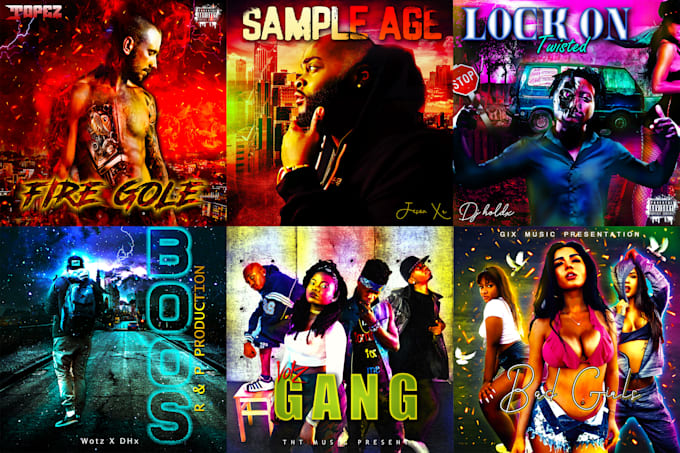 Design custom mixtape, album cover art for hip hop and rnb by Slwokers ...