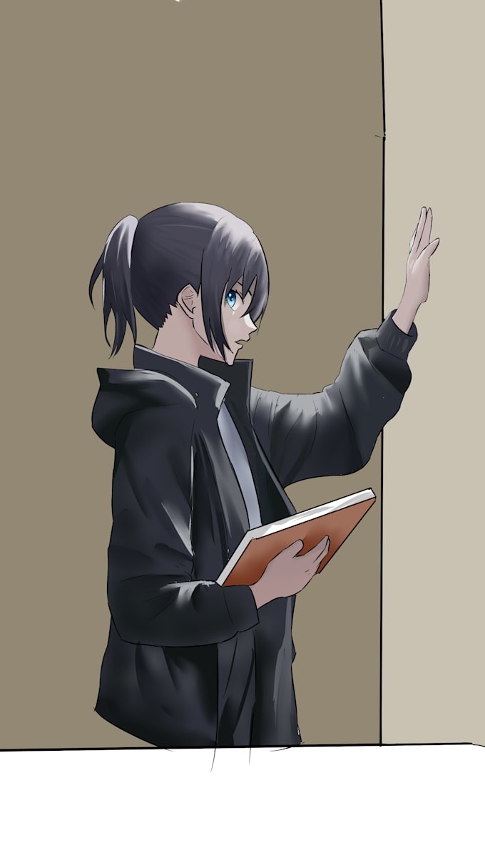 Draw anime, original char, fan art for you with my own style by Azreun ...