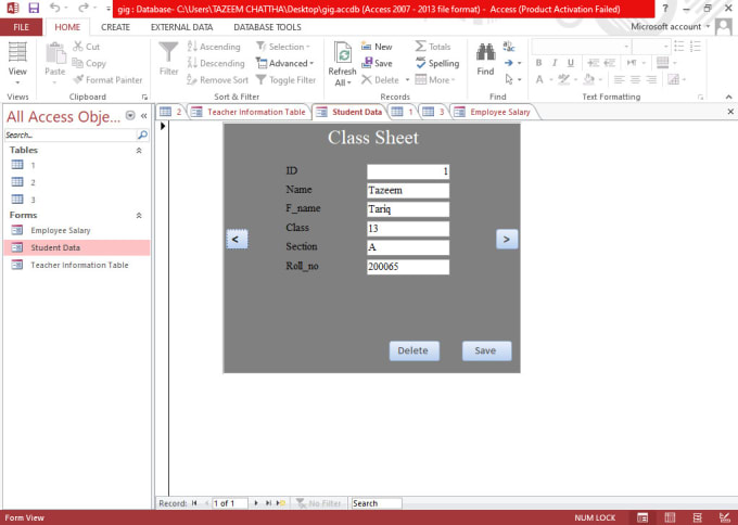 Create microsoft access database projects and dashboards by ... Create microsoft access database projects and dashboards by ...