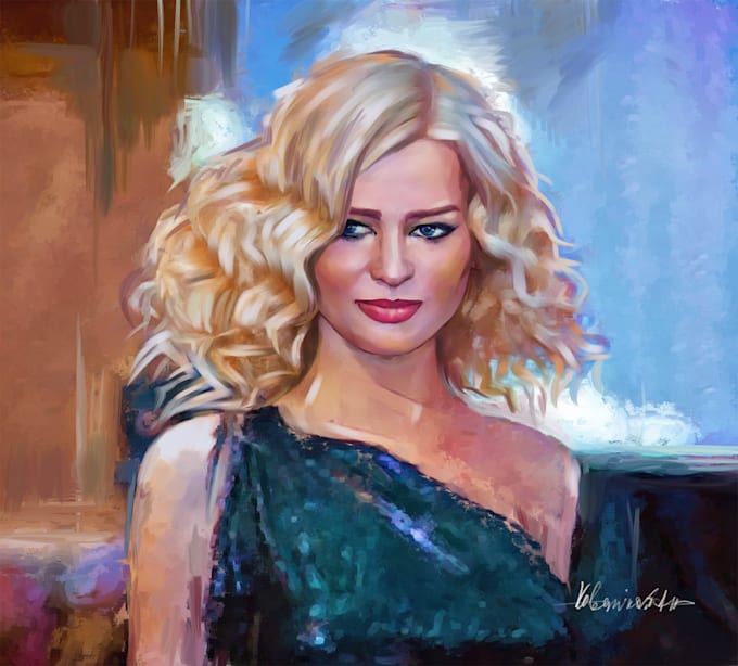 Draw a unique portrait from a photo by Funny27cozyboba | Fiverr