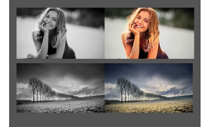 Turn black and white images into color photos by Terricoda | Fiverr