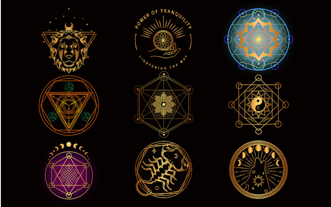 Create sacred geometry or spiritual or mystical logo design by ...
