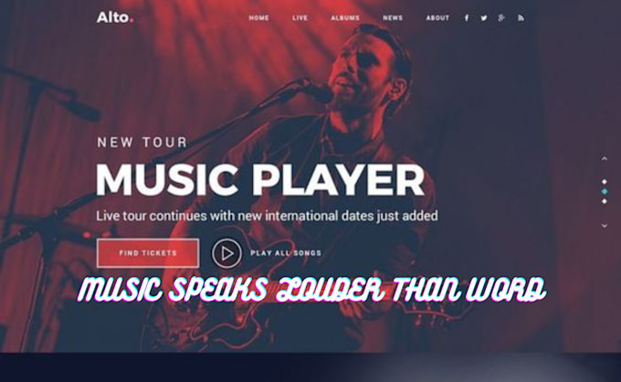 Build music website for artists, record label, dj, band with wix ...