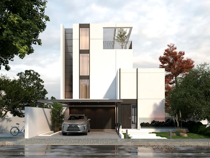 Design and produce 3d photo realistic exterior renders by Blkarc_studio ...