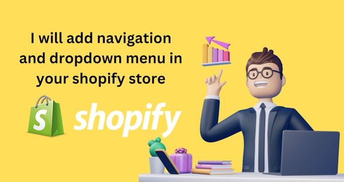 Add navigation and dropdown menu in your shopify store by Shandar_photo | Fiverr
