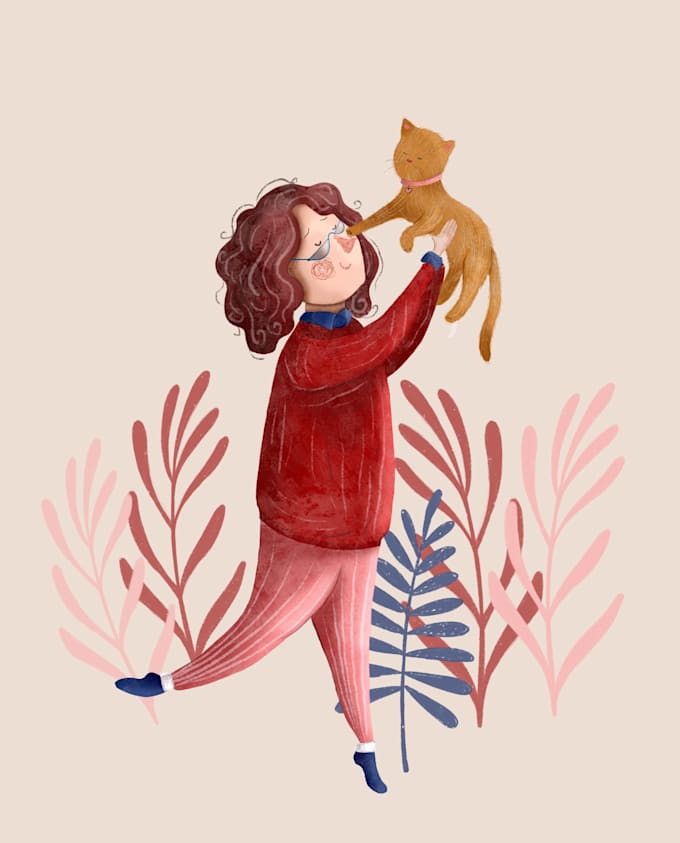 Draw Your Character In This Style By Olyaweirdo Fiverr