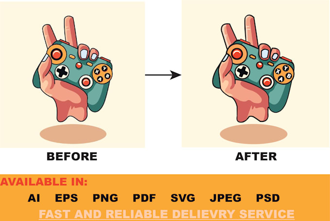 Provide premium vector tracing service by Mfaizan619 | Fiverr