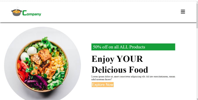 Code Custom Html Css And Javascript For Responsive Websites By Afhamgraphics Fiverr