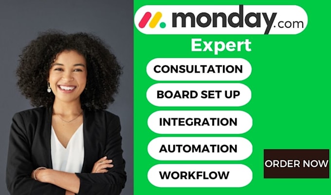 Use monday monday crm clickup monday automation for project management by Zara__elodia | Fiverr