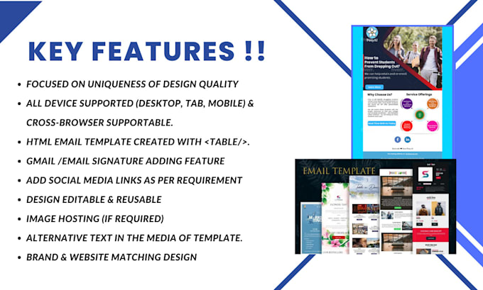 Design responsive html email template or html newsletter by ...