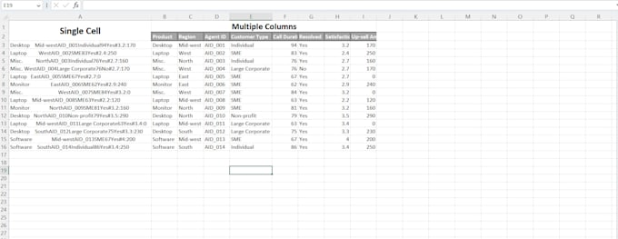 Split data from single excel to multiple columns by Samirbehera47 | Fiverr