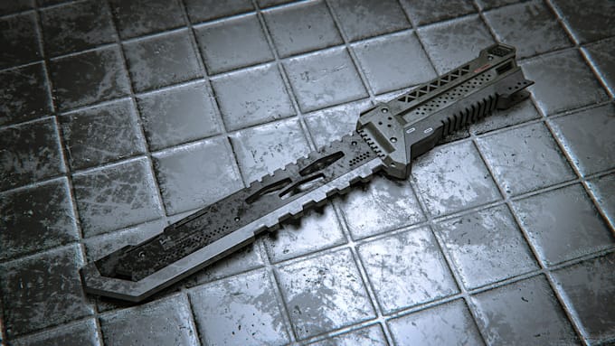 Design a 3d sci fi hard surface weapon or prop model by Allstar2000 ...