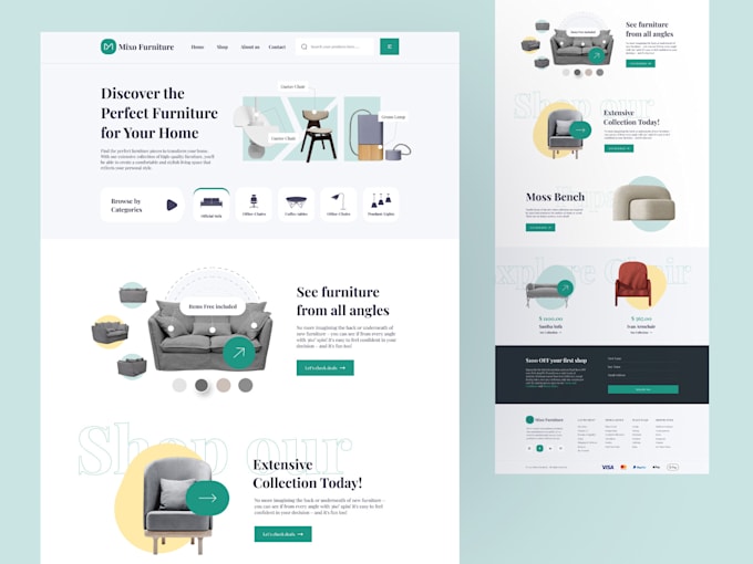 Design ecommerce single product landing page ui ux design by ...