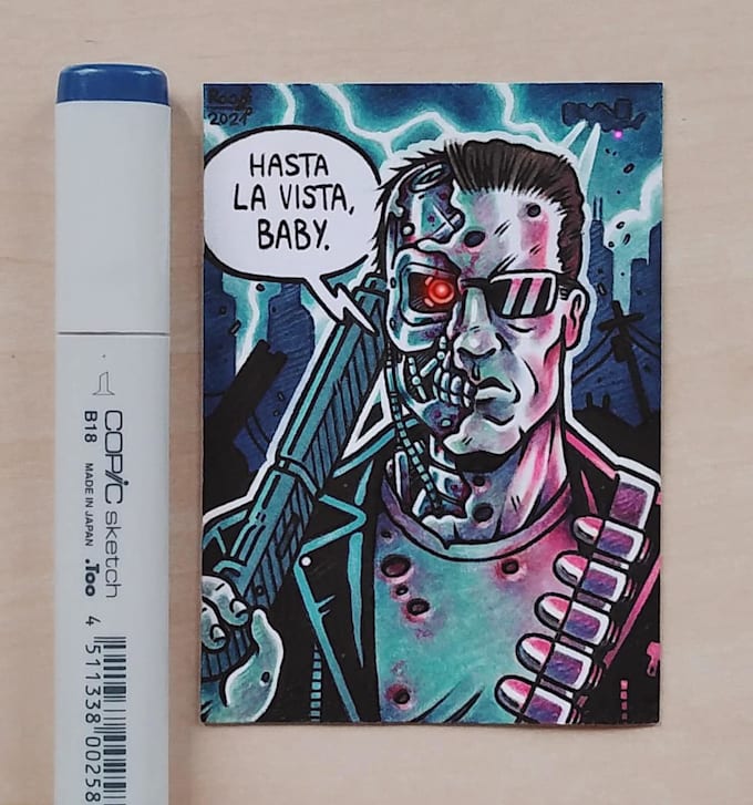 Draw fictional characters and actual people as unique hand drawn sketch ...