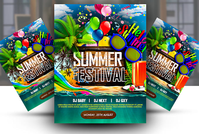 Professional party, event flyer design by Yurisn_graphics | Fiverr