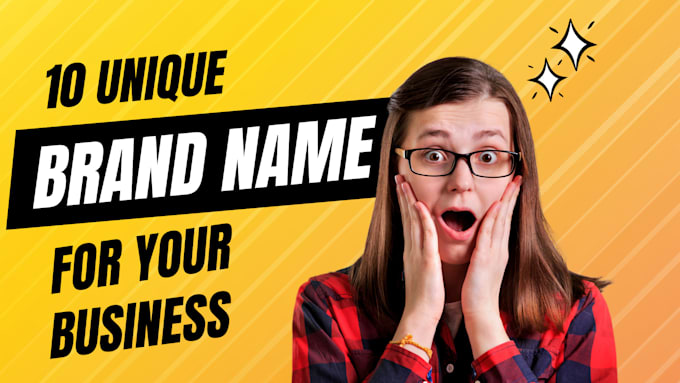 Create 10 unique brand name for your business, logo design by Aymanoss ...