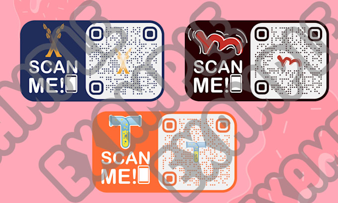 Create custom scan me qr code card and ready to cut cameo v3 file by ...