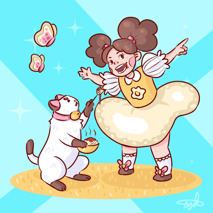 Do fan art, concept art, portraits and character design by Faeblesart ...