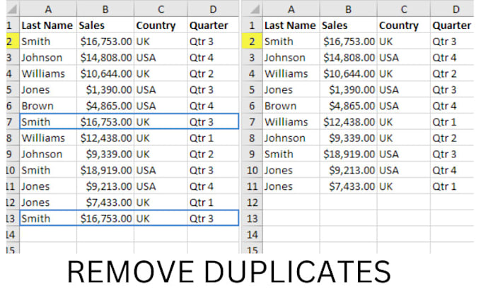 Do Ms Excel Data Cleaning Formatting Remove Duplicate Copy Paste