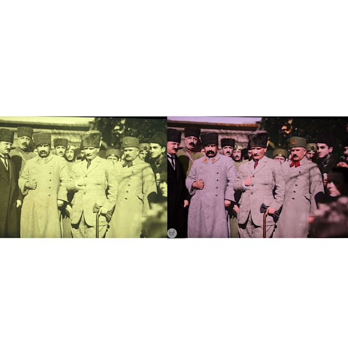 Repair and colorize your historical old photographs that are valuable ...