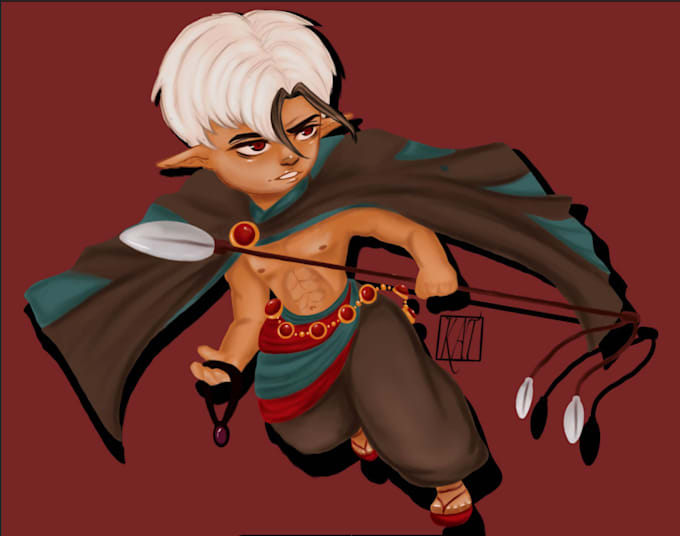 Illustrate your chibi character by Kwrlddesigns101 | Fiverr