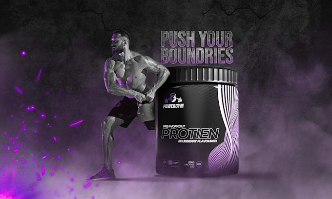 Elevate your supplement design with unique labels by Dani_yal99 | Fiverr