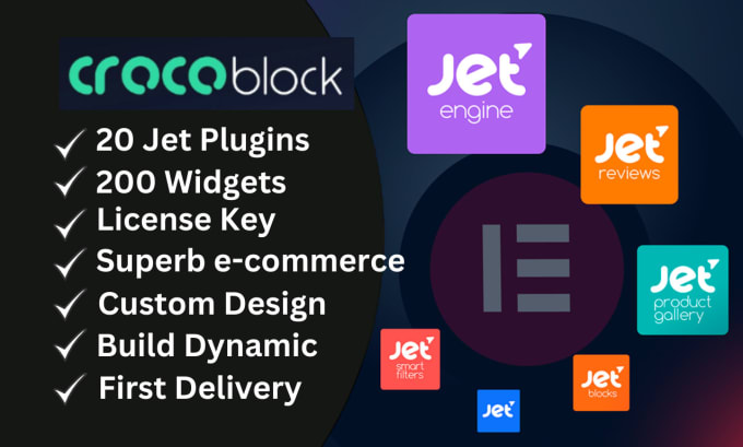 Develop dynamic wordpress website by crocoblock, elementor, jet engine by Sihab_khan7 | Fiverr