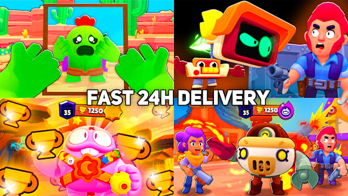 Make a professional brawl stars thumbnail by Razerrblx | Fiverr