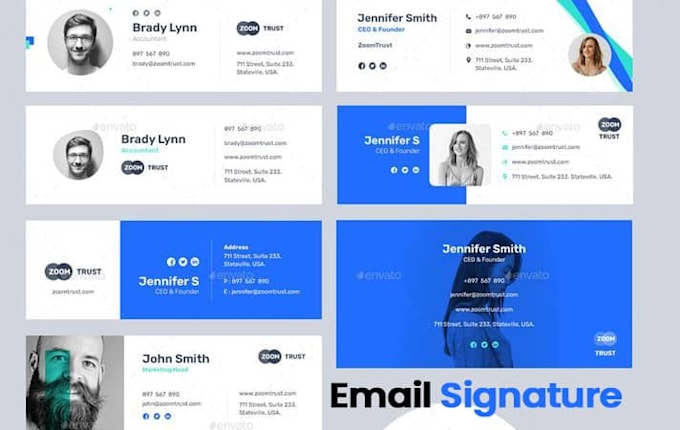 Design clickable html email signature by Ananhry | Fiverr Design clickable html email signature by Ananhry | Fiverr