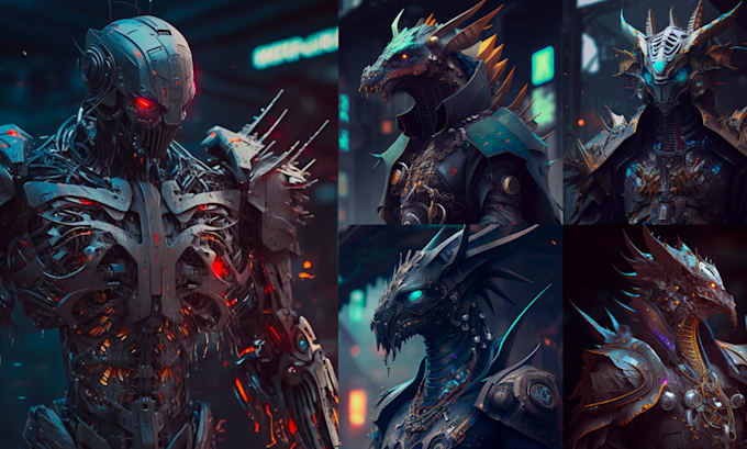 Create original ai generated character design by Dimkatt | Fiverr