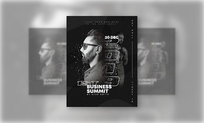 Design a dope poster and flyer as your requirement by Syedsajid153 | Fiverr