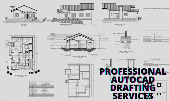 Do professional autocad drafting services by Kushanarc | Fiverr