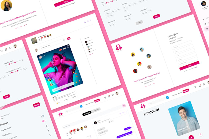 Do admin dashboard design, web application, crm and admin panel ui by ...
