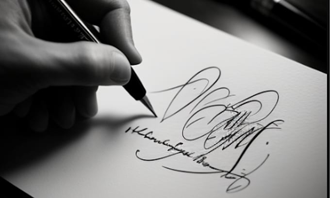 Design a handwritten style signature by Aminebouchtioui | Fiverr