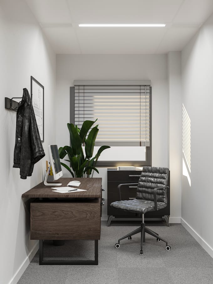 Create realistic 3d renderings for your office space by Jankomega | Fiverr