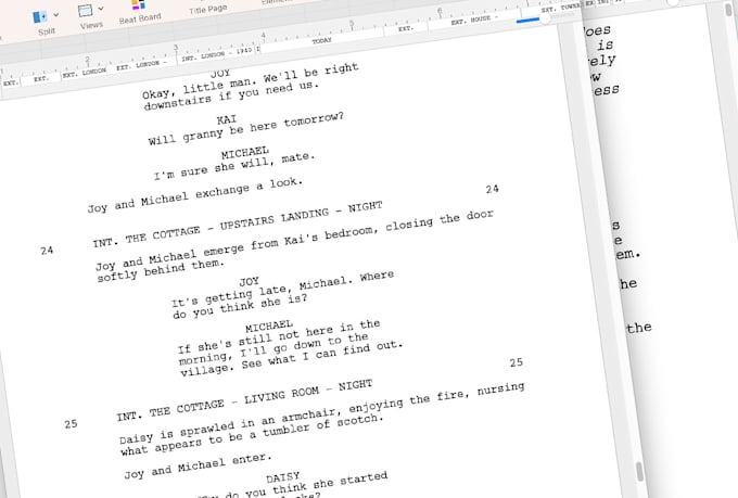 Give coverage and feedback on your script or screenplay by Paulianrose | Fiverr