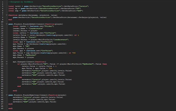 Script anything for you in roblox by Notsaba14 | Fiverr