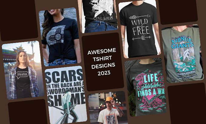 Create for you some wonderful tshirt designs by Nayezou | Fiverr