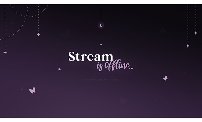 Create cute offline screen for you by Moonliighht | Fiverr