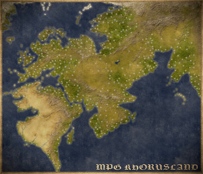Do incredible fantasy maps for you by Alifnole | Fiverr