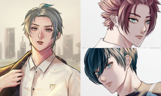 Draw In Anime Manga Manhwa Style Art Commission New Seller Promotion By