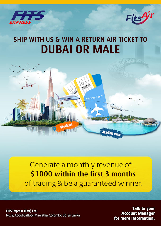 Do printable leaflets, posters, brochures and etc by Nishard | Fiverr