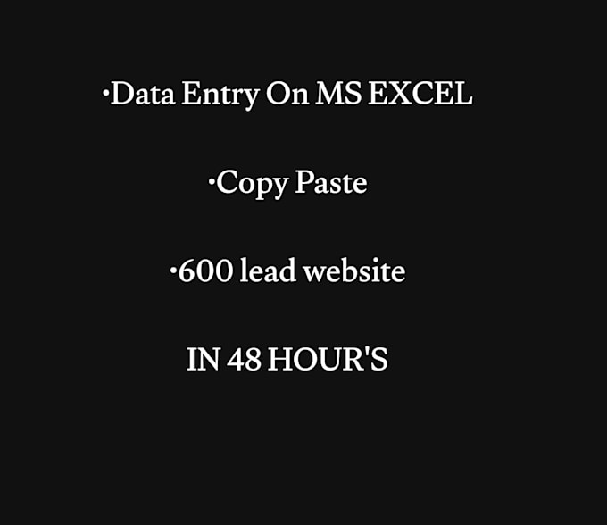 Data entry on mx excel, video editing ,image editing by Mujeebbaloch906 ...