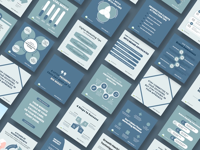 Provide 100 canva digital marketing templates by Kirbyfernandez | Fiverr