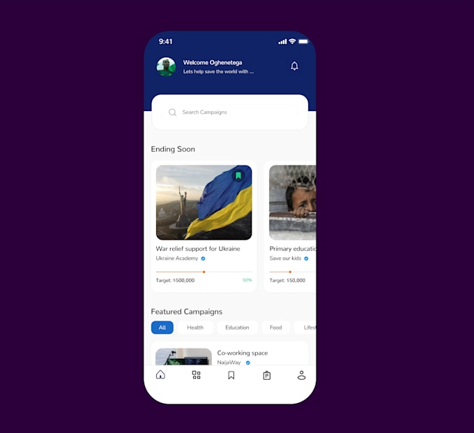 Design, develop your mobile app frontend by Bonneswill | Fiverr