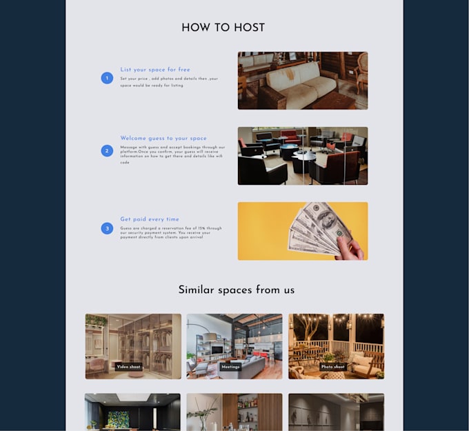 Design a beautiful ui and ux screens to highlight your services your ...