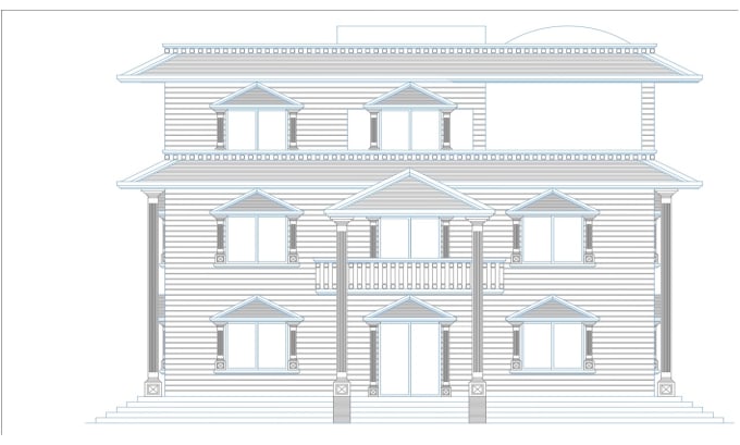 Create Plan Elevation And Section Using Autocad 2d By Kohinurkorban Fiverr