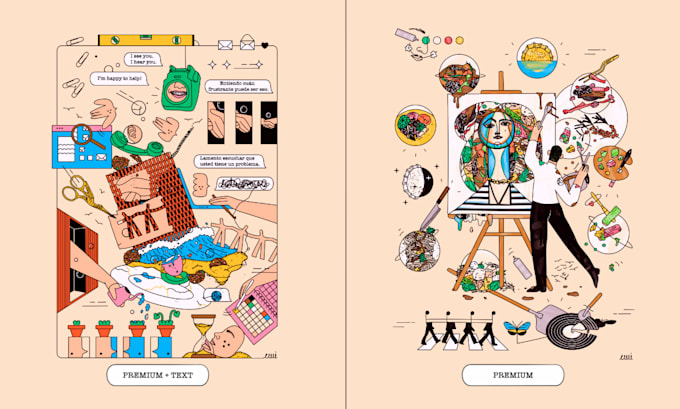 Create a quirky vector illustration for you by Ewaewita | Fiverr