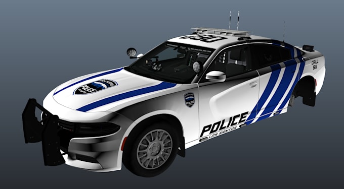Make for you a custom livery design for emergency cars by Shonest | Fiverr